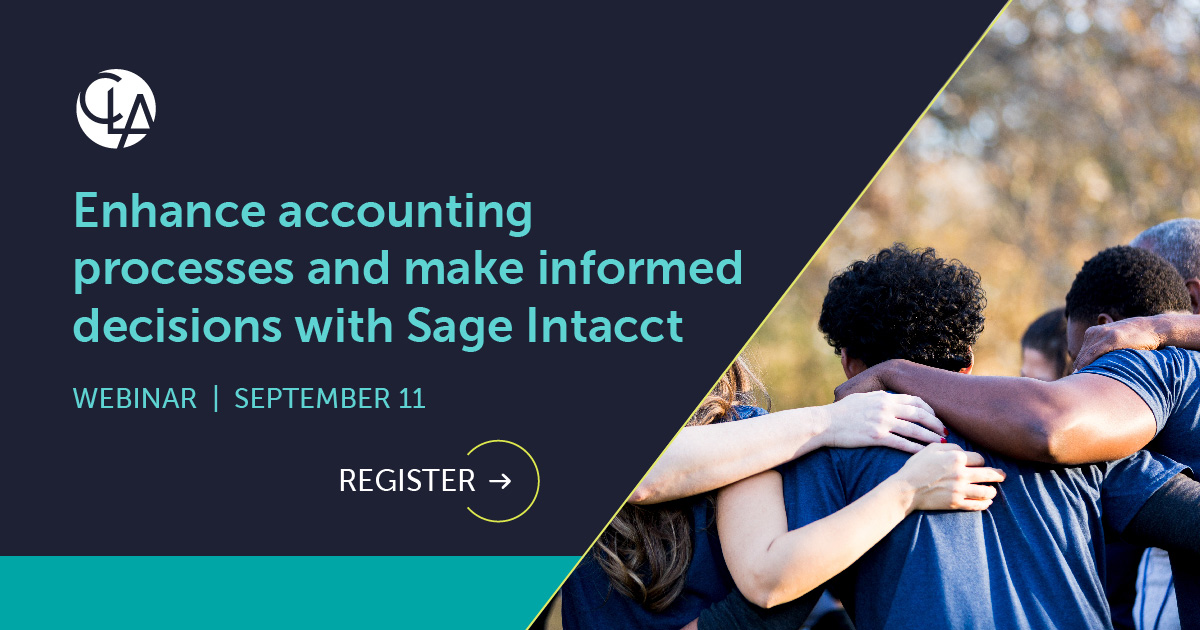 Financial Excellence: Sage Intacct Boys and Girls Clubs : CLA