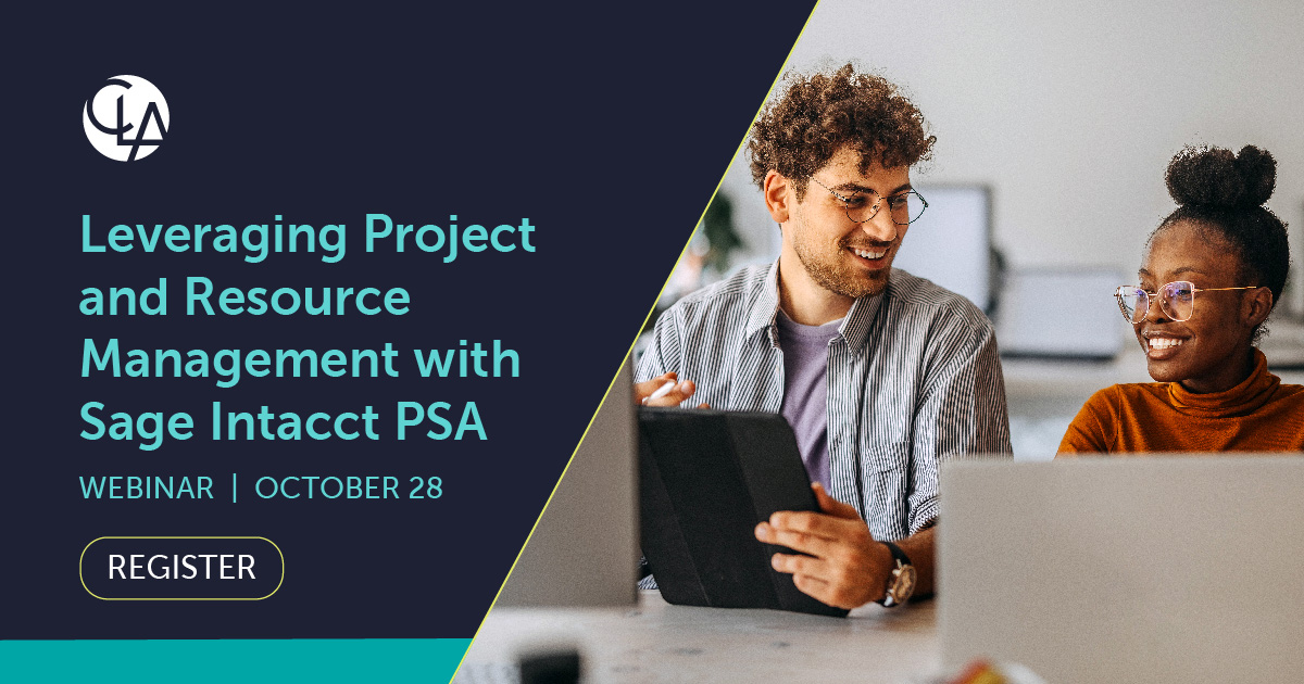 Leveraging Project and Resource Management with Sage Intacct PSA