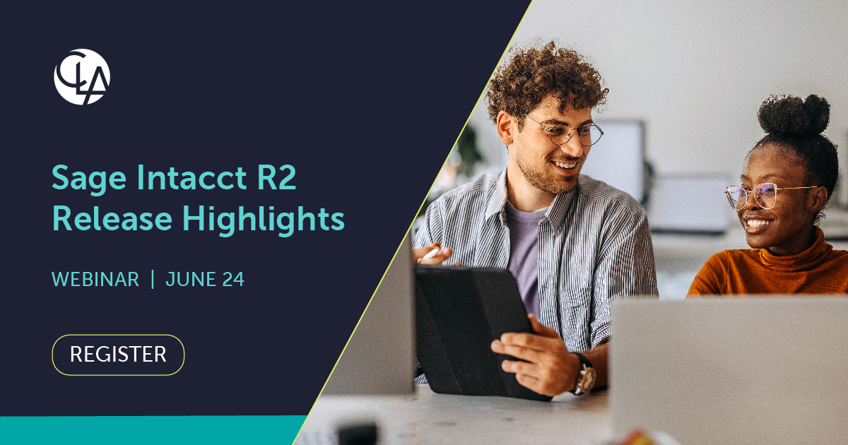Sage Intacct R2 Release Highlights