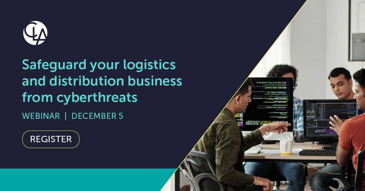 Cybersecurity Recommendations for Logistics, Distribution: CLA