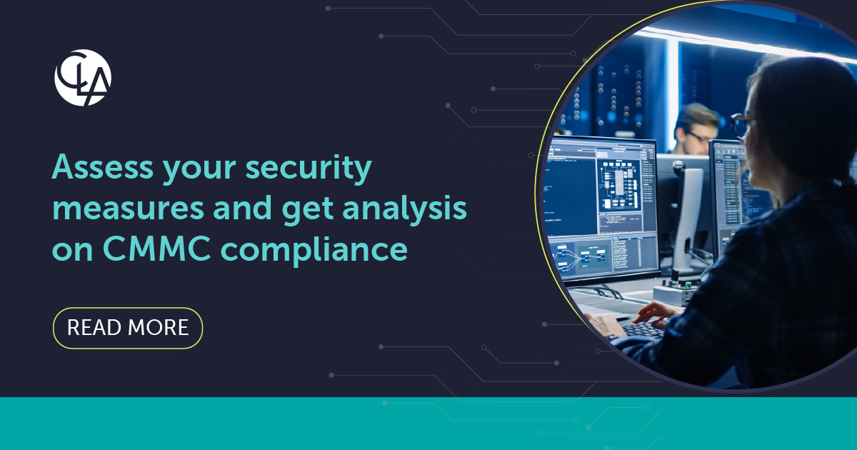 Cybersecurity Maturity Model Certification: CLA Digital Services